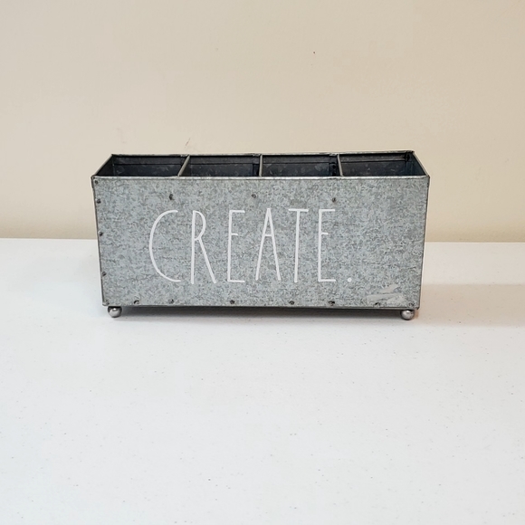 Rae Dunn | Other | Rae Dunn Create Tin Holder | Poshmark